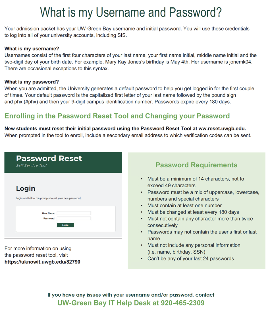 GB Orientation - UW-Green Bay