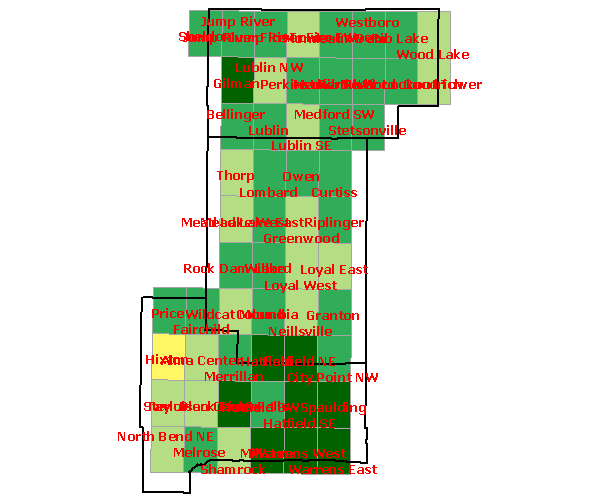 WBBA, Region 12 Quad Map