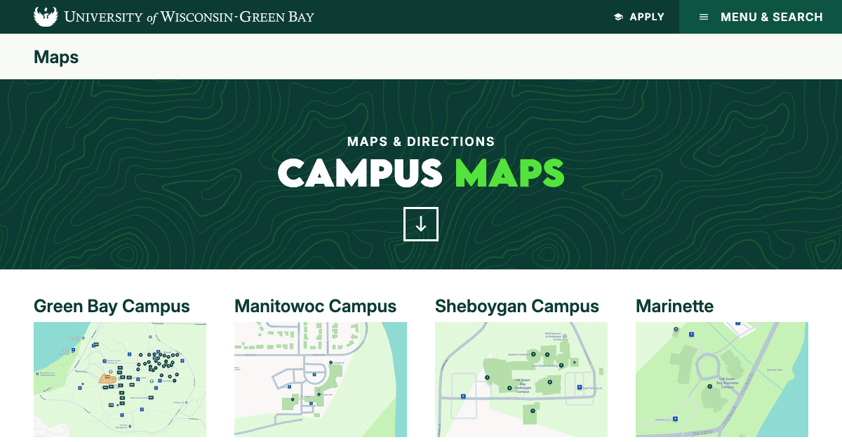 Maps - UW-Green Bay